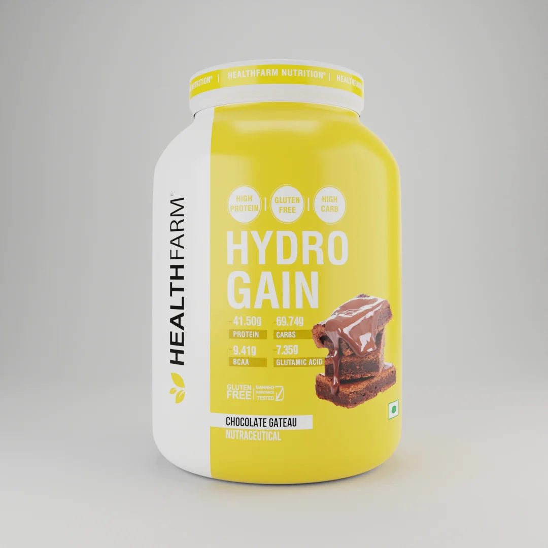 HealthFarm Hydro Gain Mass Gainer – High-Calorie Chocolate - Kapoor ...